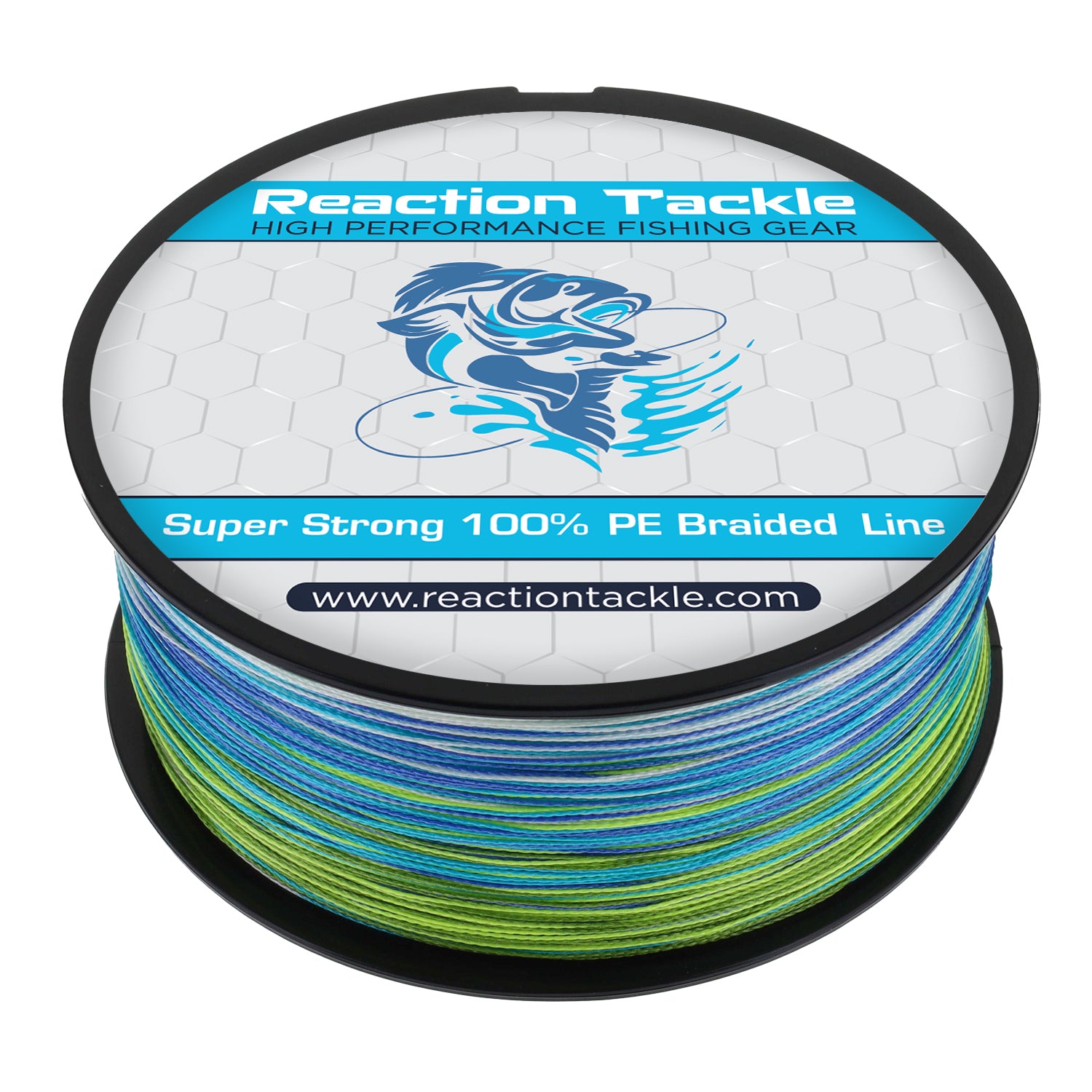 Reaction Tackle Braided Fishing Line - Aqua Camo | Reaction Tackle