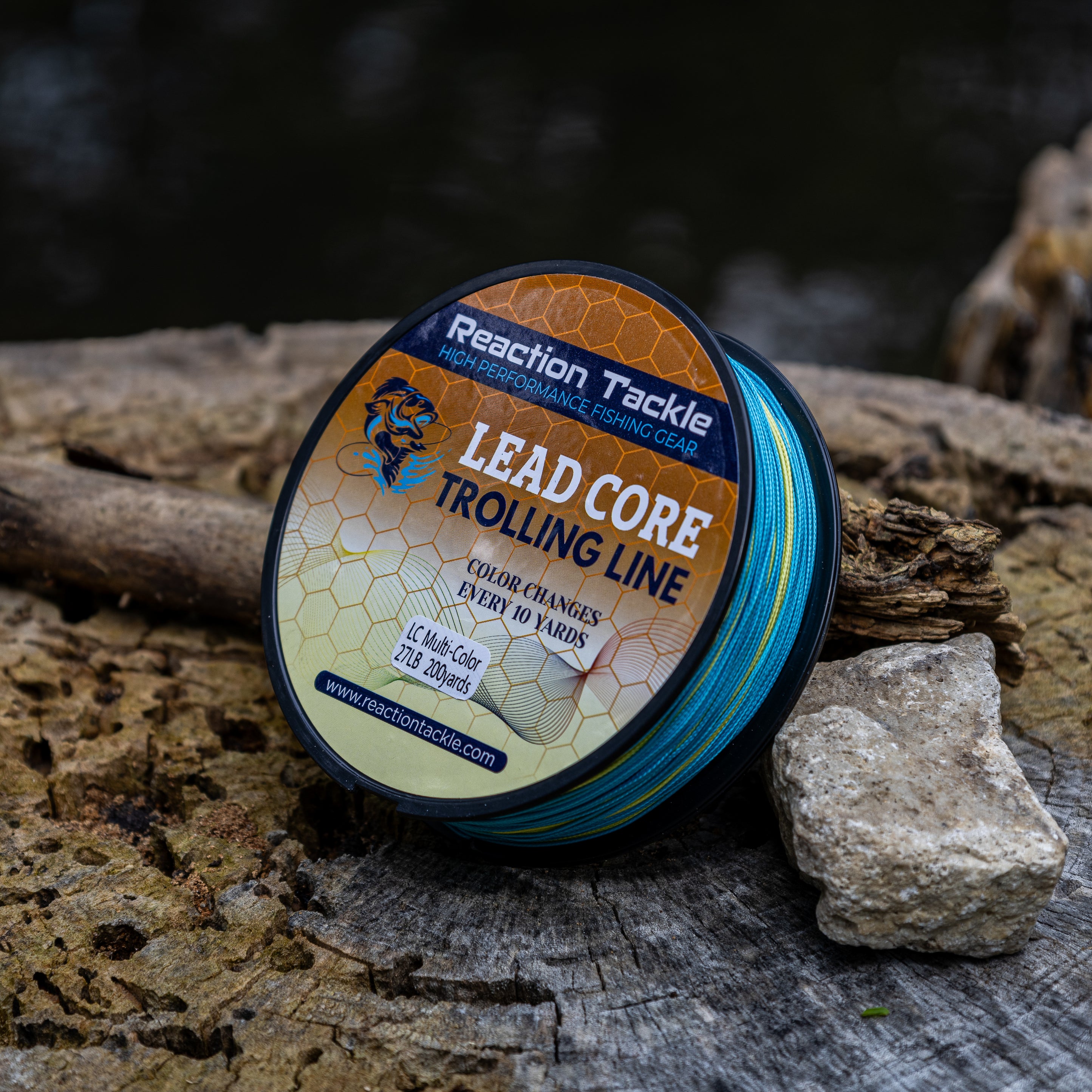 Reaction Tackle Lead Core Metered Trolling Braided Line | Reaction Tackle