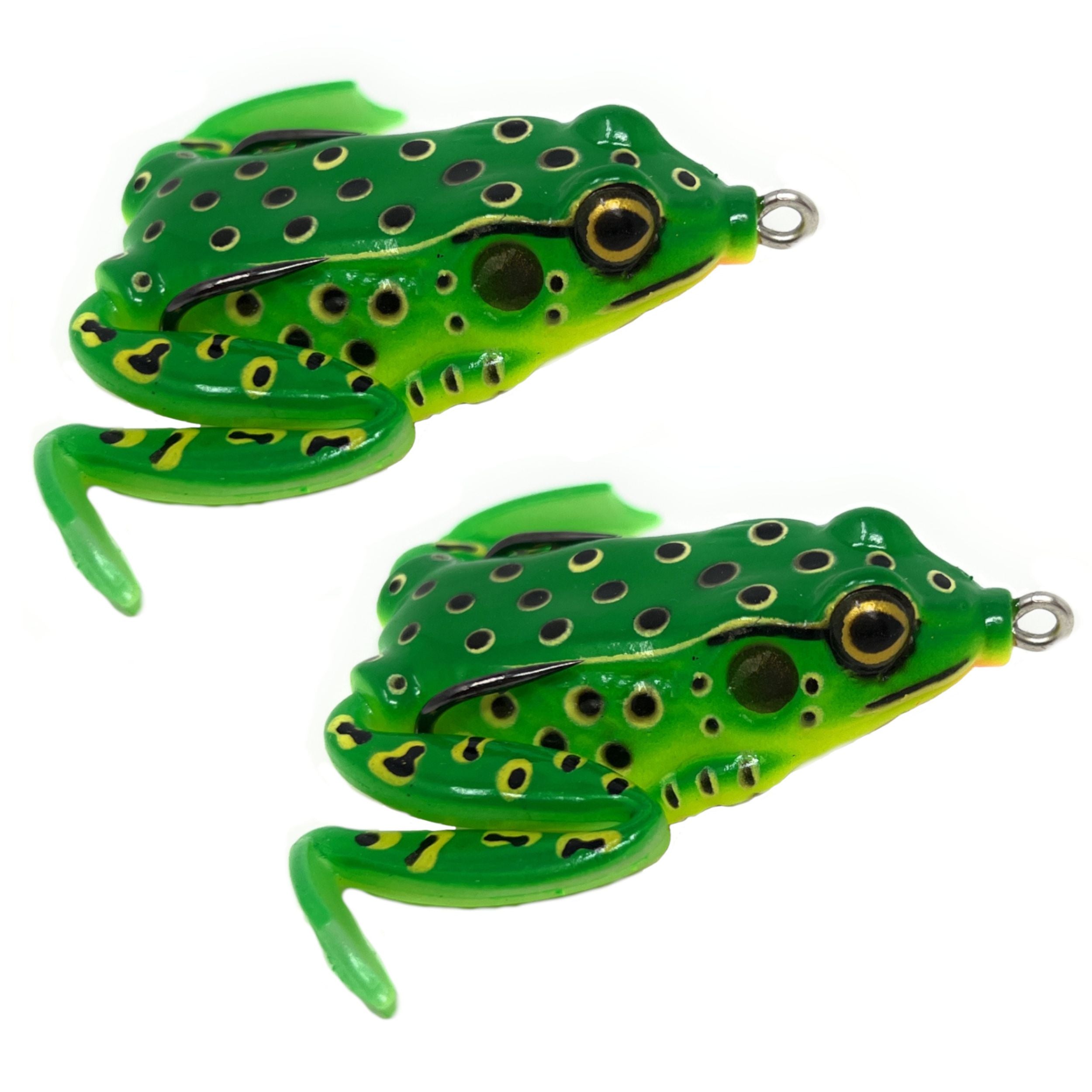 Reaction Tackle 2.25" Hollow Body Frogs with Swimming Legs (2-Pack ...